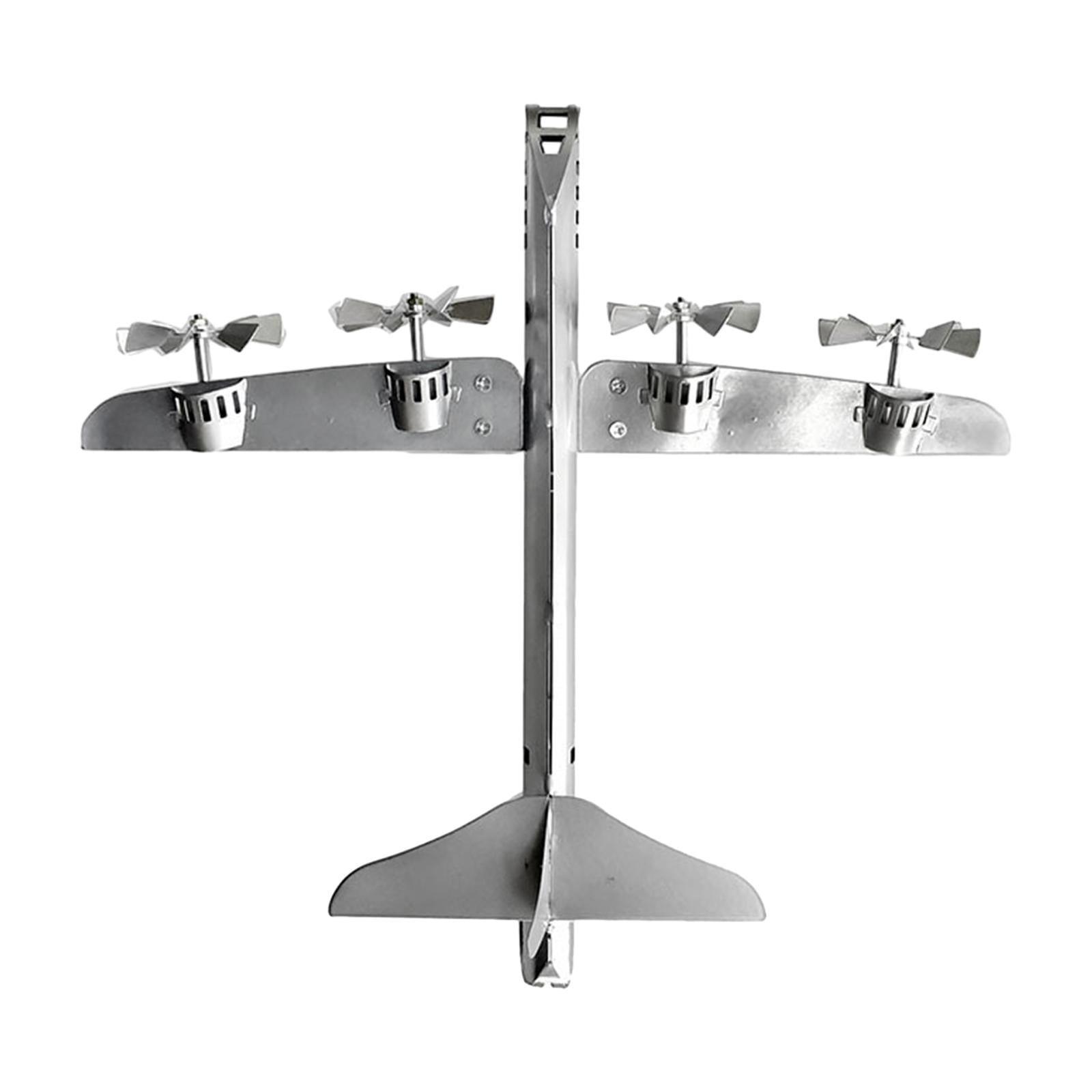 yotijay Wind Statue Aircraft Windmill Airplane Model with Metal Stake ...