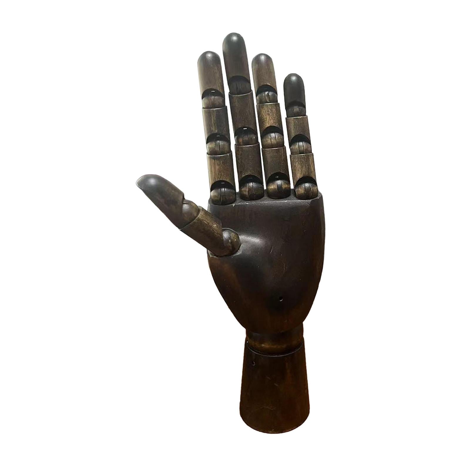 yotijay Wood Hand Model Hand Figure Jewelry Display Manikin Hand ...