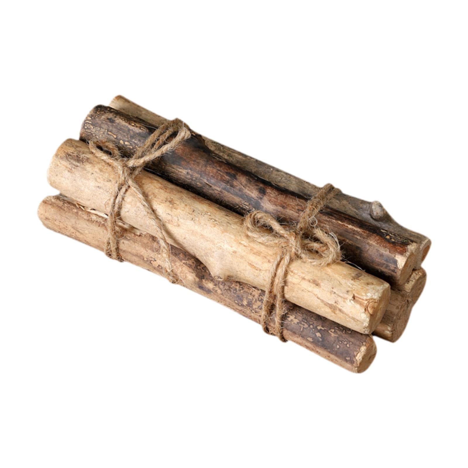 yotijay Wood Log Sticks Craft Stick for Fairy Gardens Wedding DIY ...