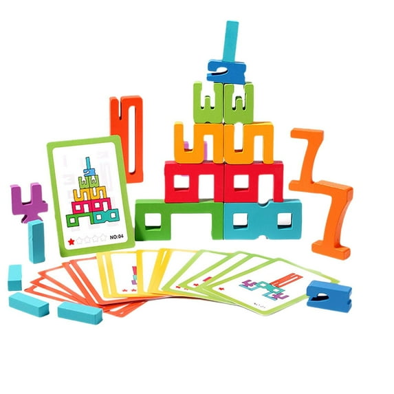 yotijay Wooden Number Puzzle Block Toys Color and Shape Recognition for ...