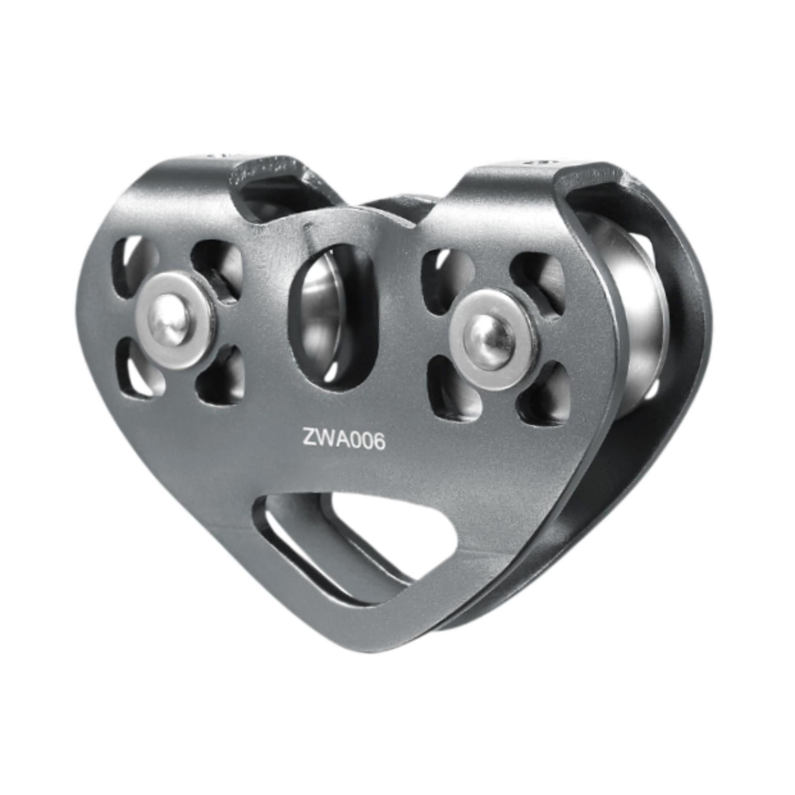 yotijay Zip Line Pulley 30kN Tandem Speed Double Pulley for Outdoor ...