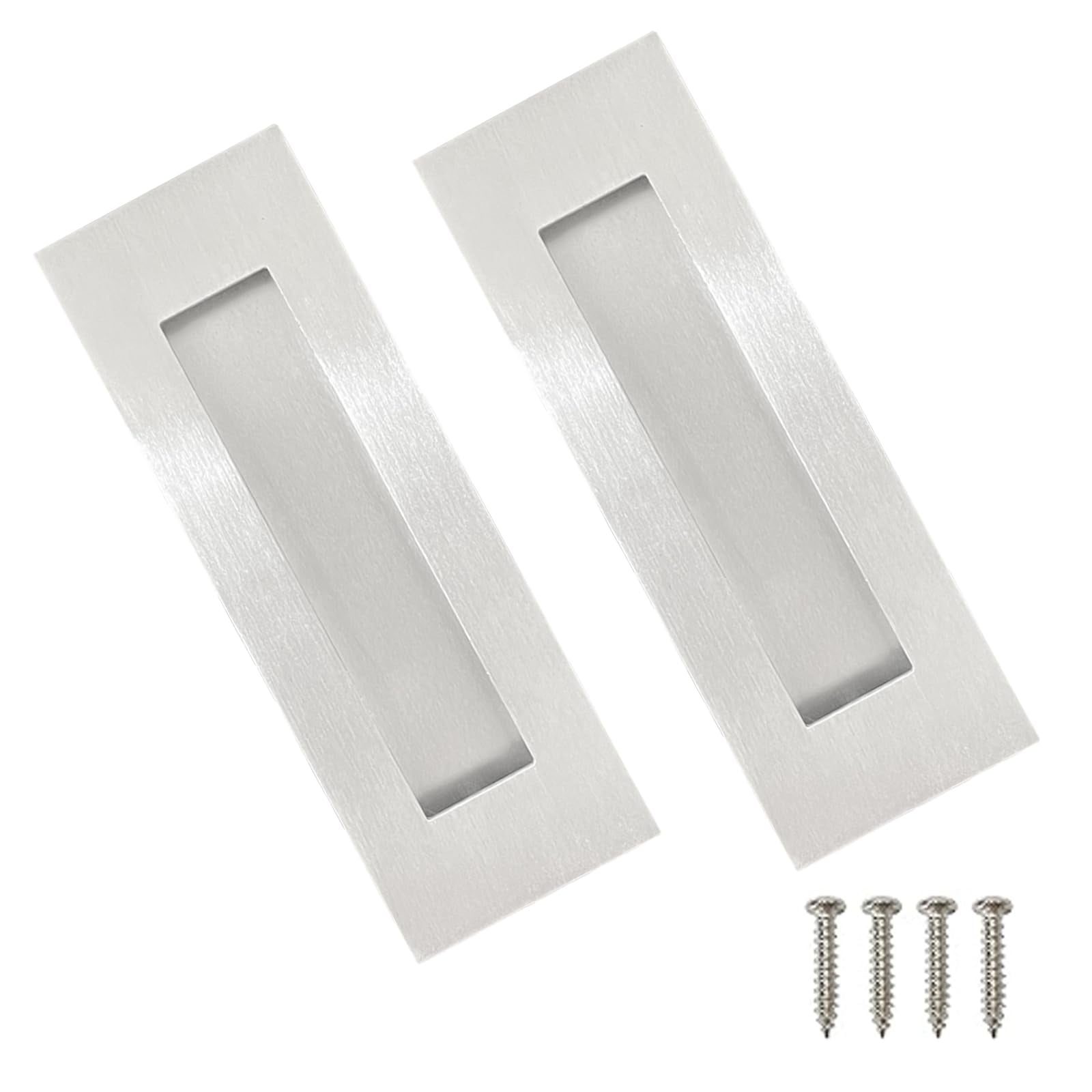 youthua Recessed Finger Flush Pulls，Pocket Door Handles，for Sliding ...