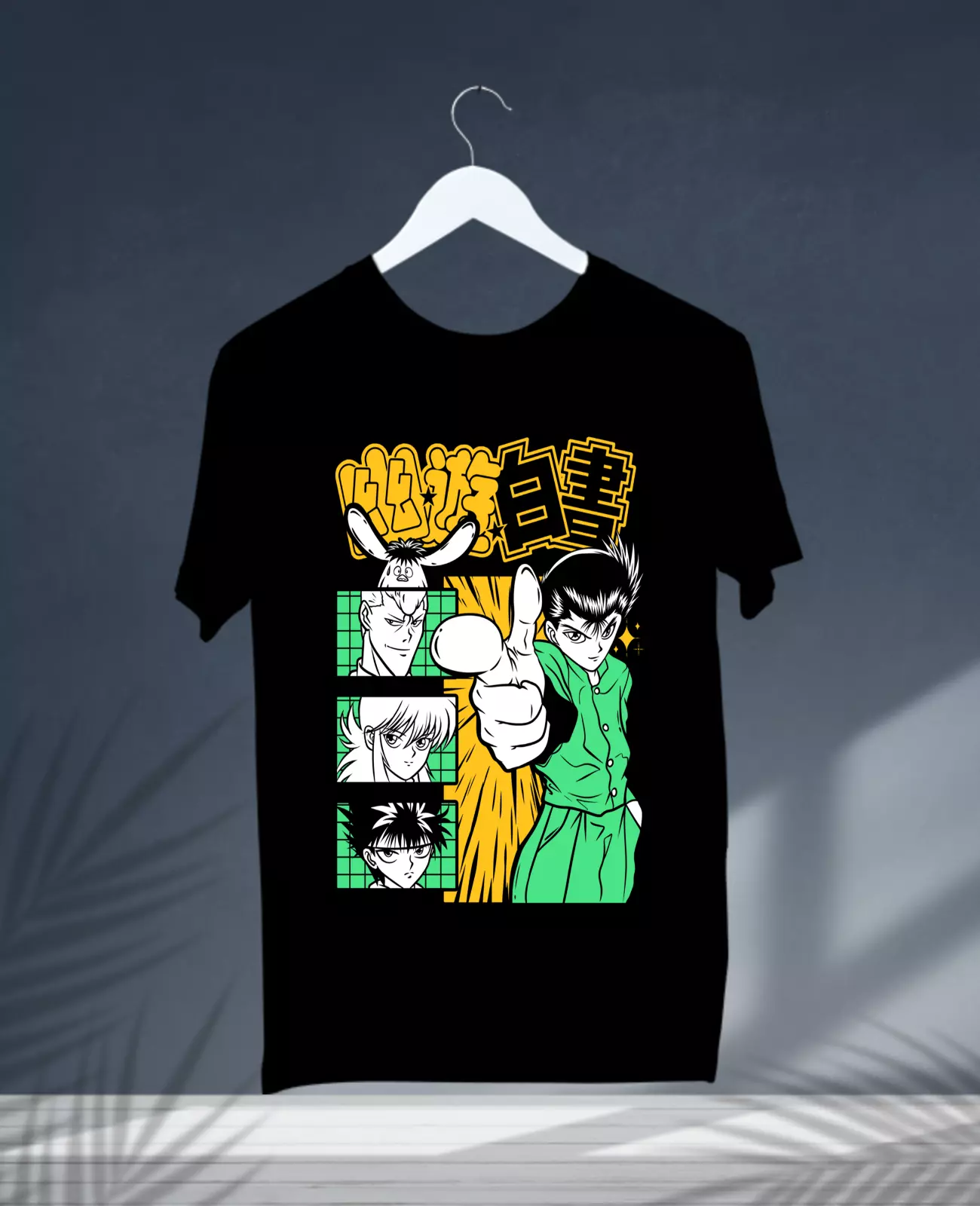 yu yu hakusho tshirt,yusuke,hiel,kuwabara,2023 kurama anime tshirt Tee ...