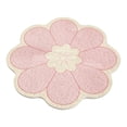 yuHome Flower Shaped Coil Shower Mat | Non-Slip Quick Dry Bathroom ...