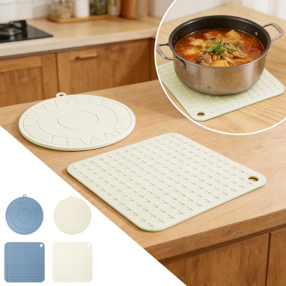 yuHome Silicone Drying Mat for Dishes | Heat Resistant Countertop ...