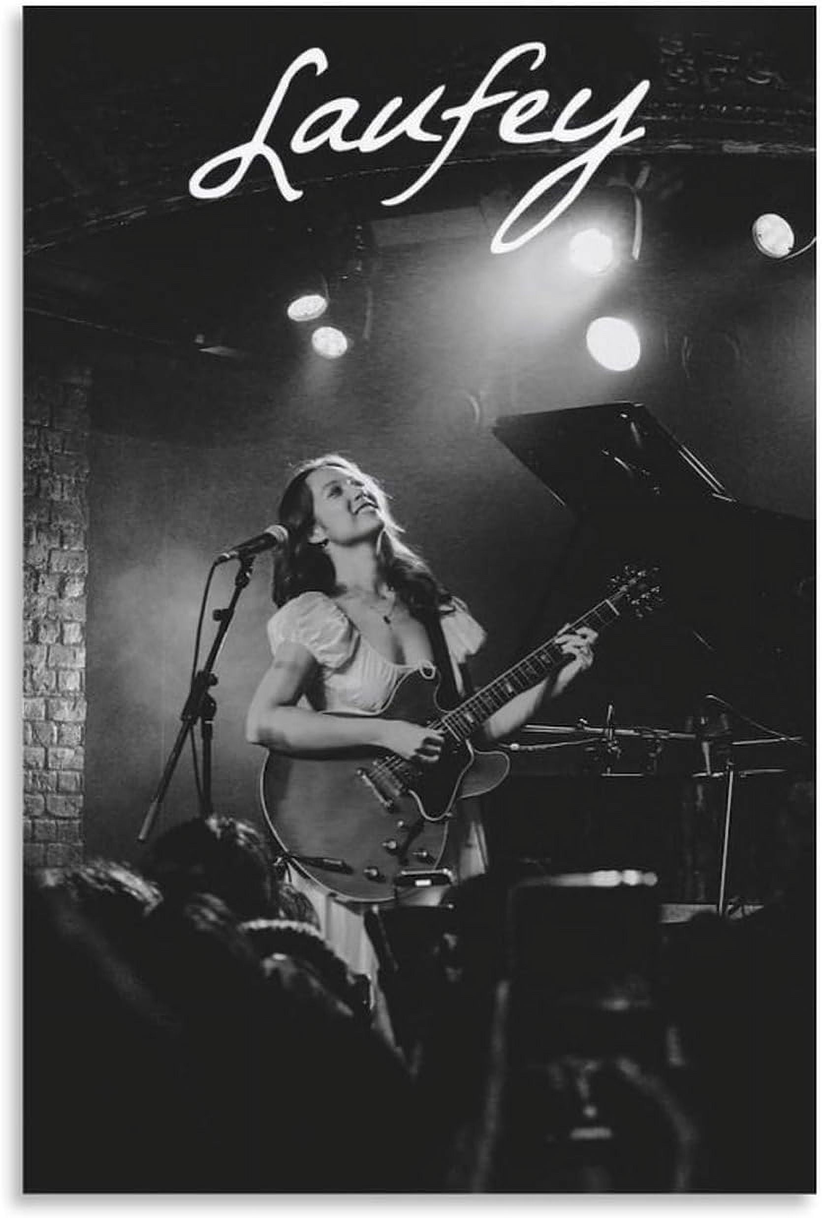 yuZijIAng Laufey Poster Singer Music Vintage Cover Canvas Art Painting ...