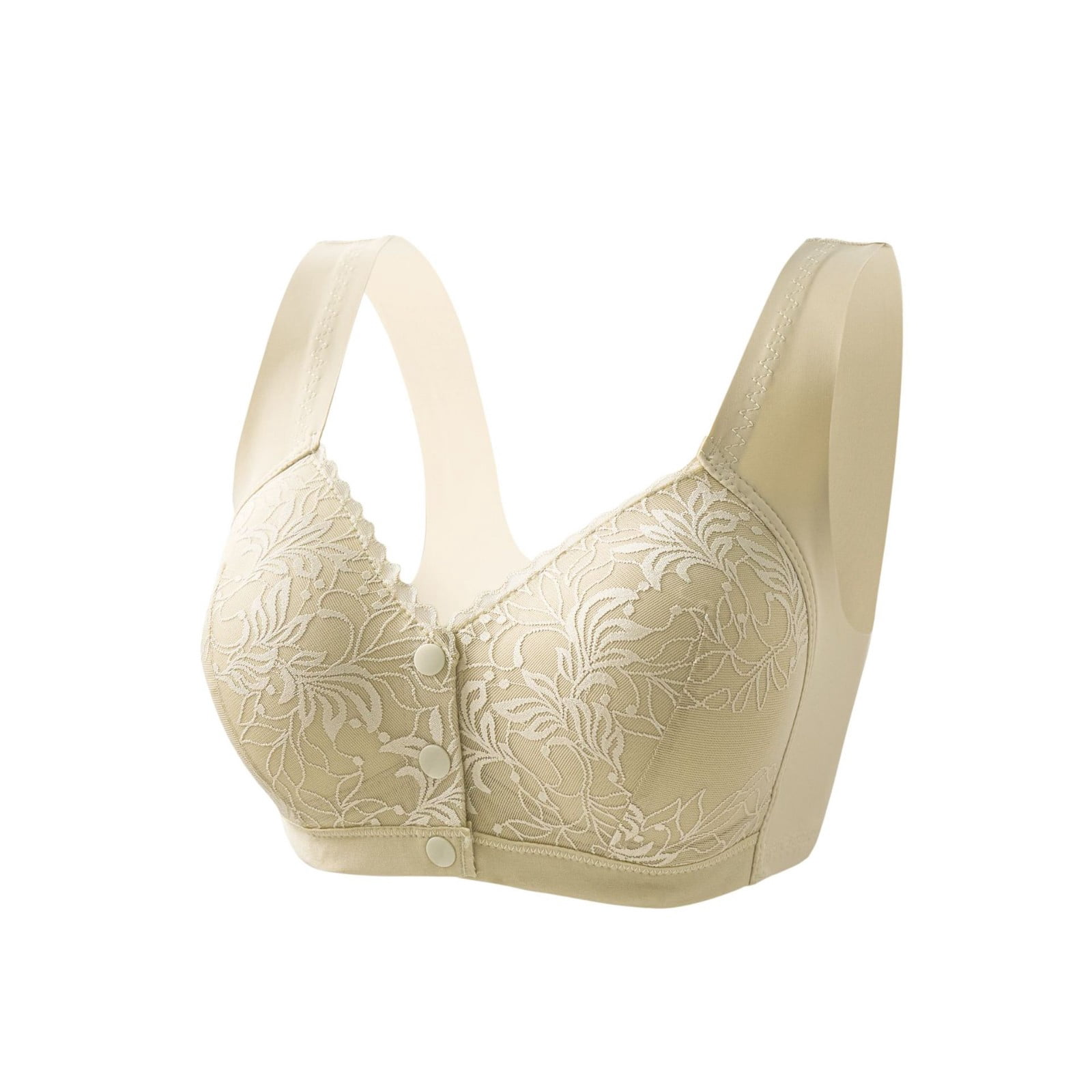 yueewhu Daisy Bras for Older Women Front Closure No Underwire Plus Size ...