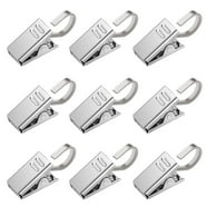 Stainless Steel 75-Pack Traverse Pleater 4-Prong Curtain Pleat Clips ...