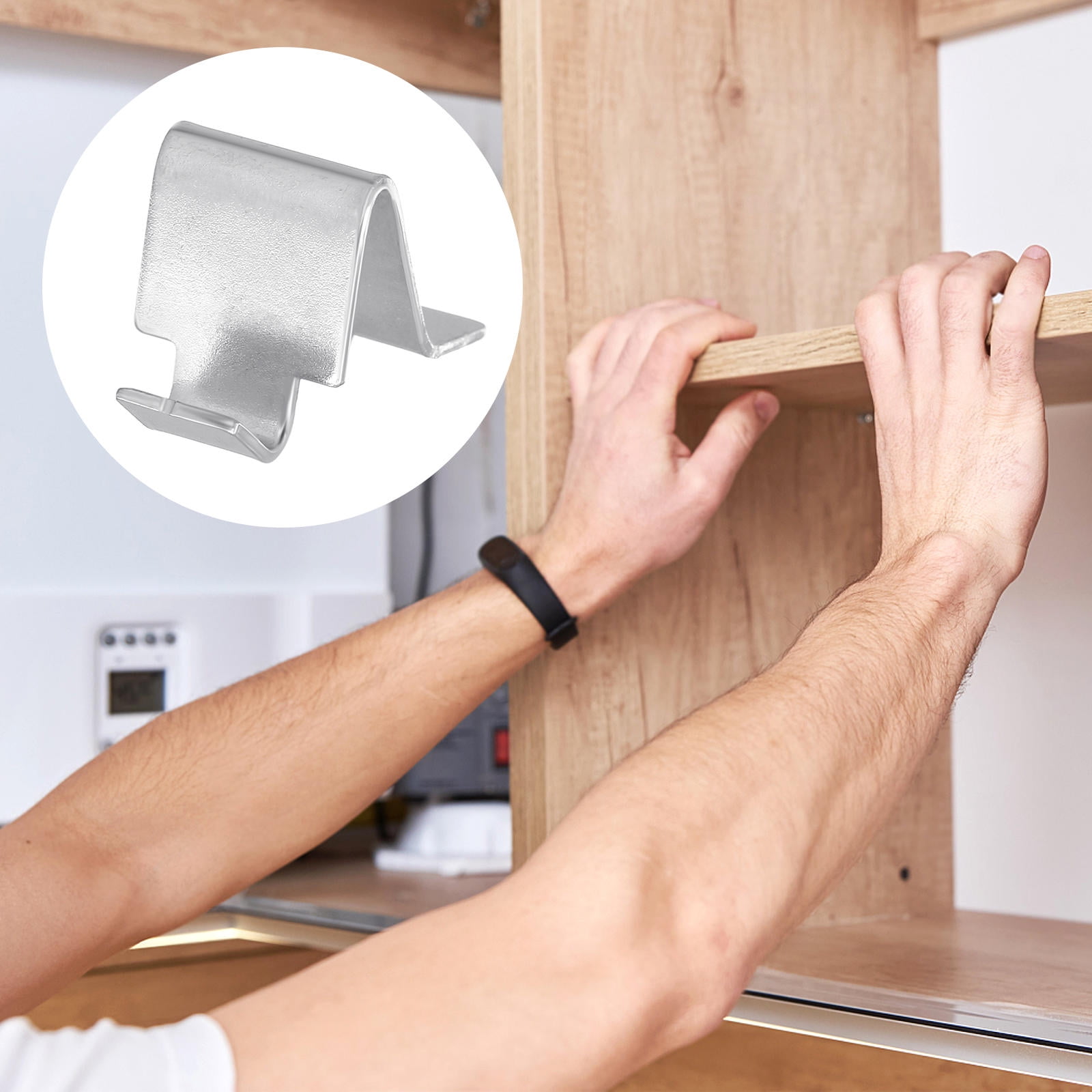 yuehuaidai 10 Pcs Heave Duty Shelf Clip Cabinet Organizers and Storage ...