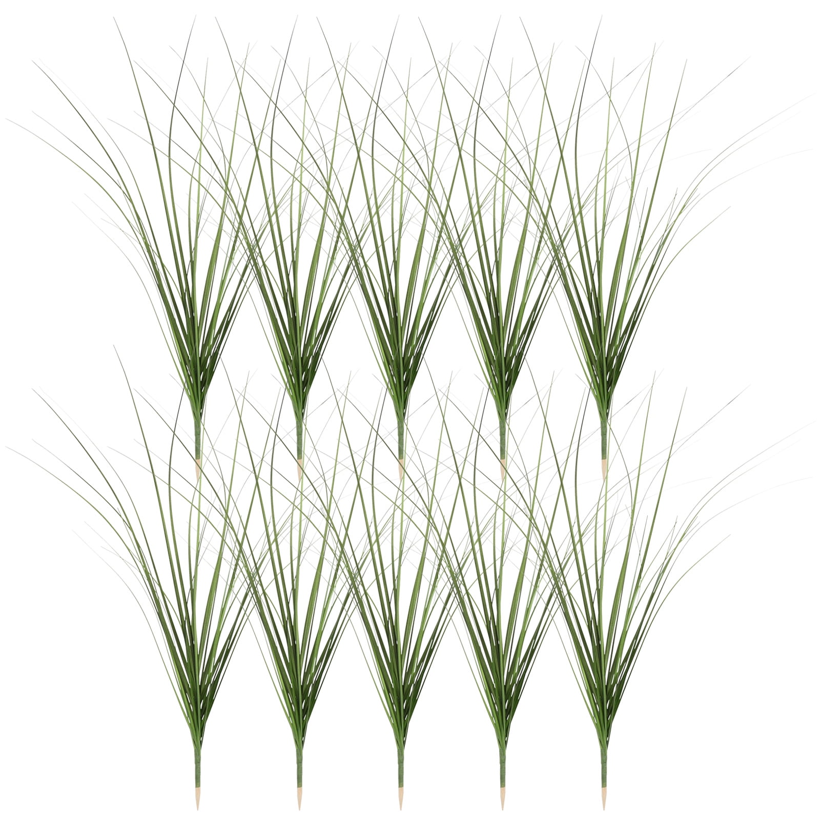yuehuaidai 10pcs Artificial Grass Plants Artificial Greenery Stems Fake ...