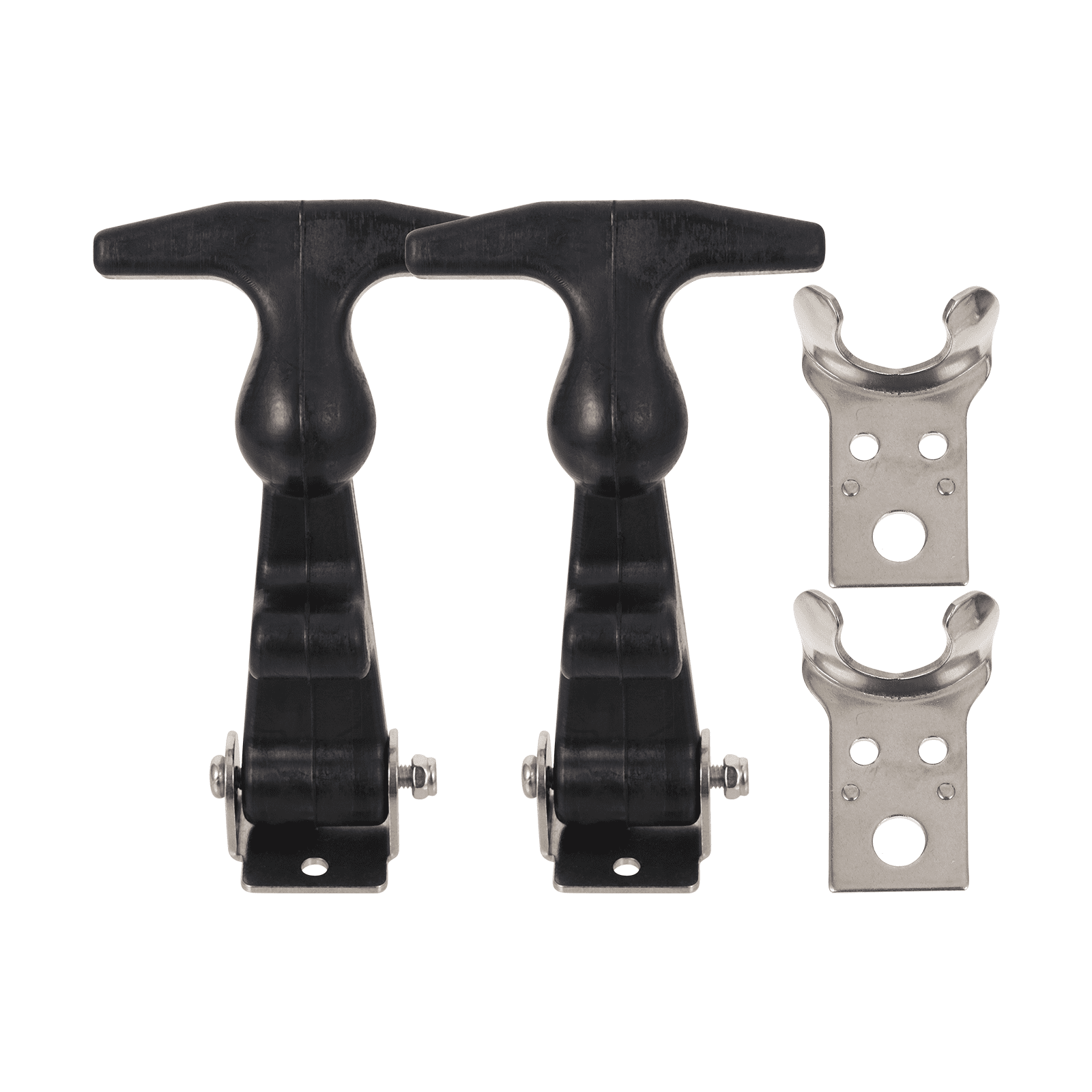 ULTNICE Tool Box Latches T-Handle Draw Latches Stainless Steel Black ...