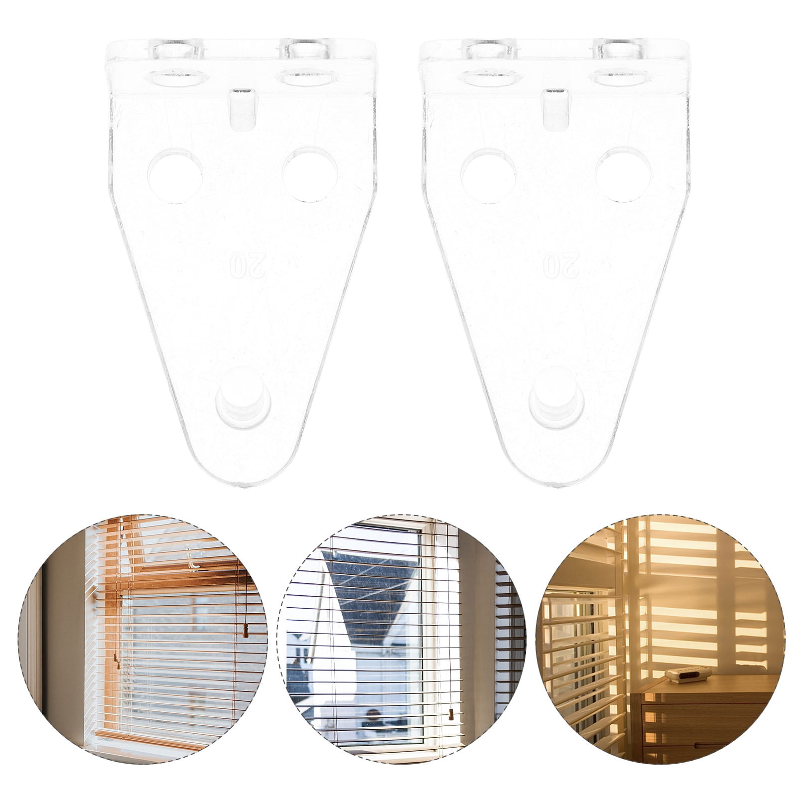 yuehuaidai 20 Pcs Sliding Wheel Blind Tilt Connector Hook Fit Material ...