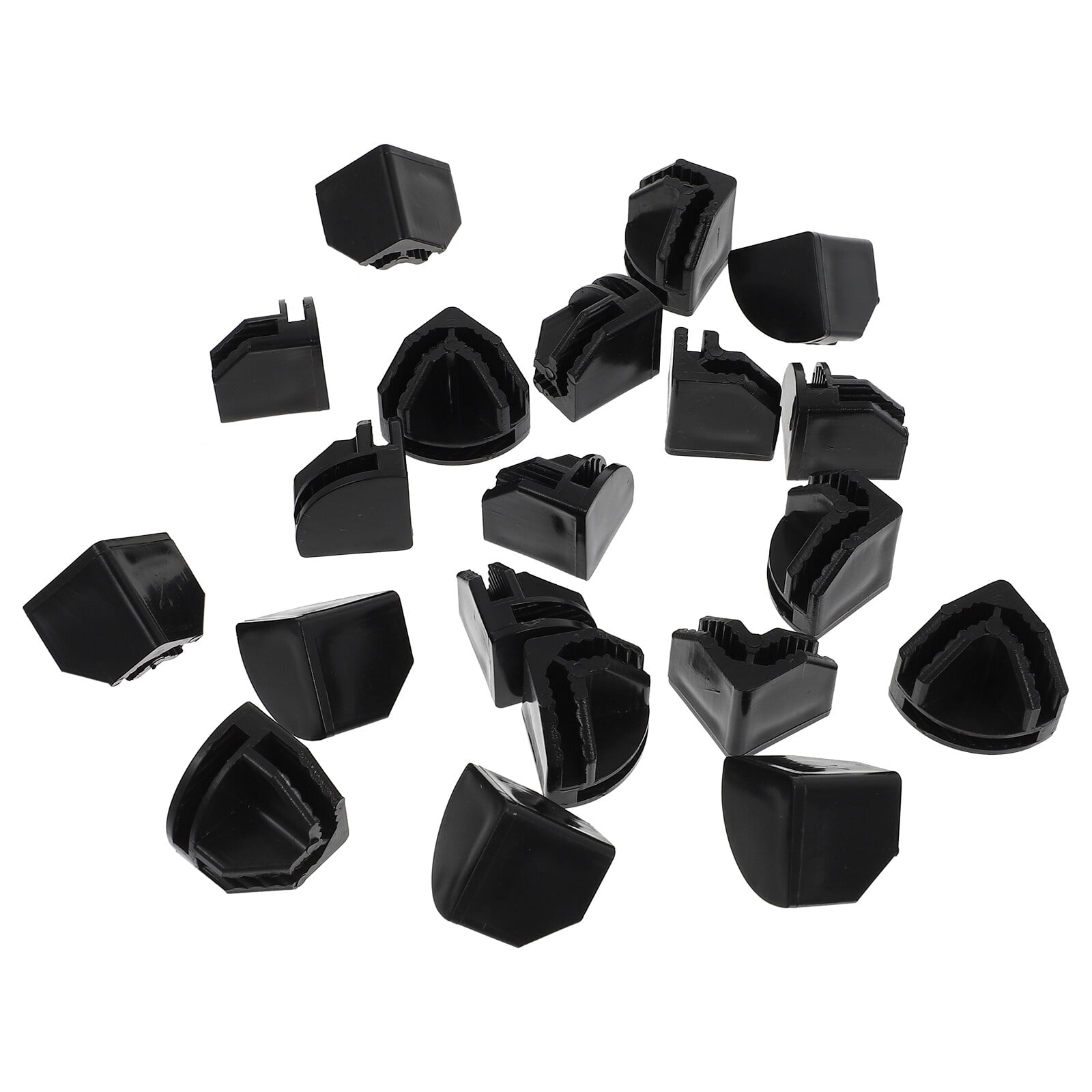 ULTNICE Shelving Assembly Buckles Black 20Set 1.2X1.0X0.9In - Walmart.com