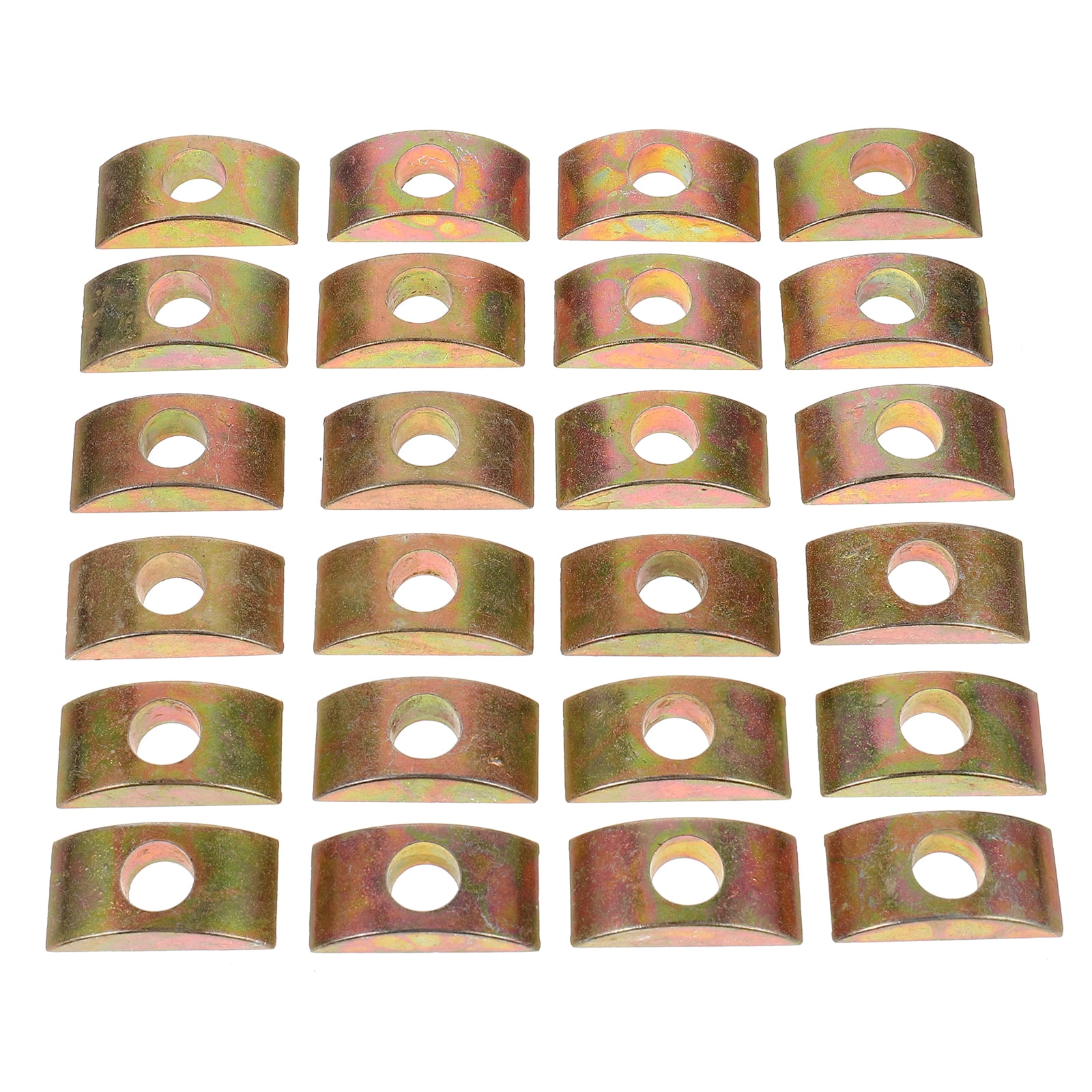 ULTNICE Furniture Hardware Parts Washer Golden Metal 25Pcs 1.1X0.6X0 ...