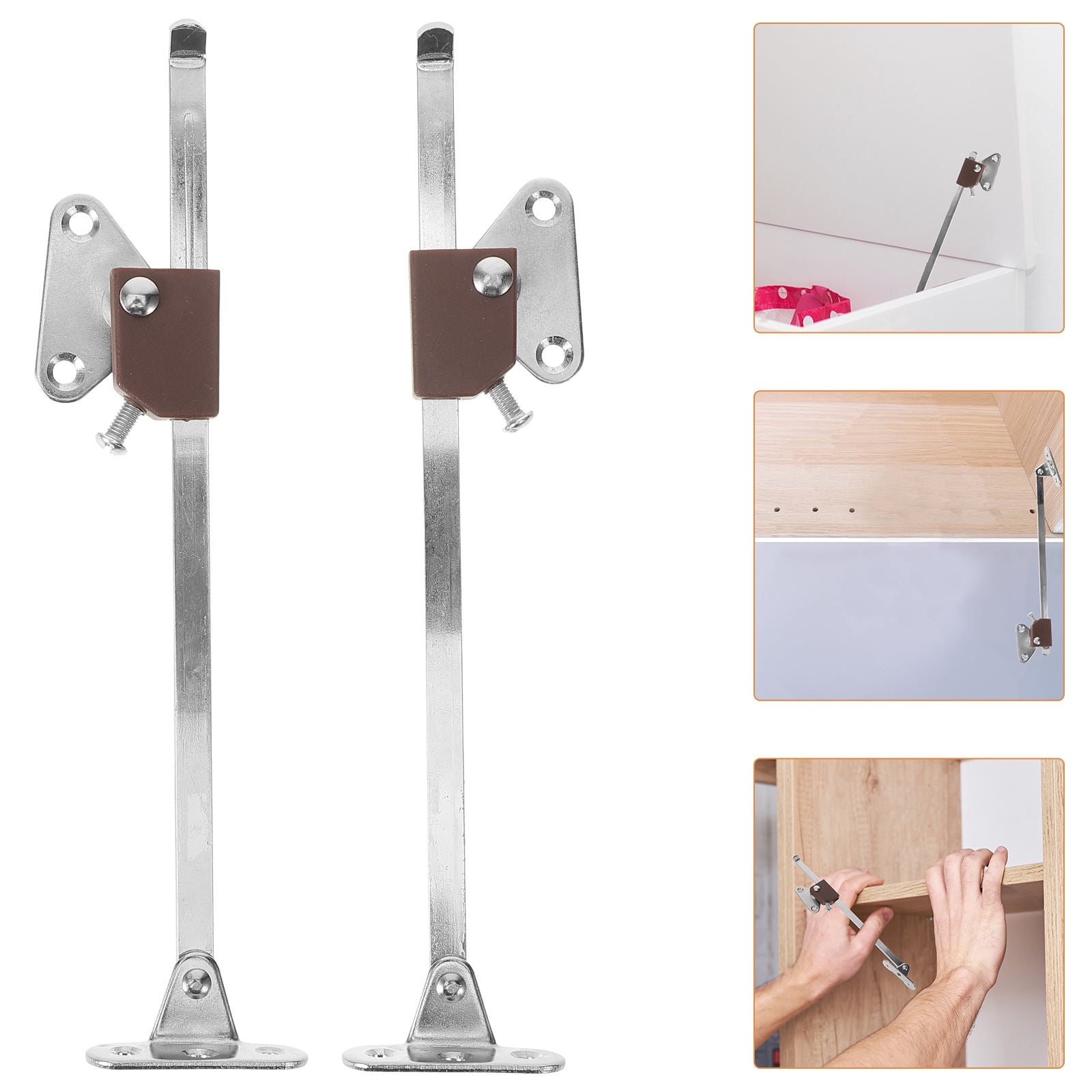 ULTNICE Heavy Duty Lid Stay Hinges 2Pcs 9X1X1In - Walmart.com