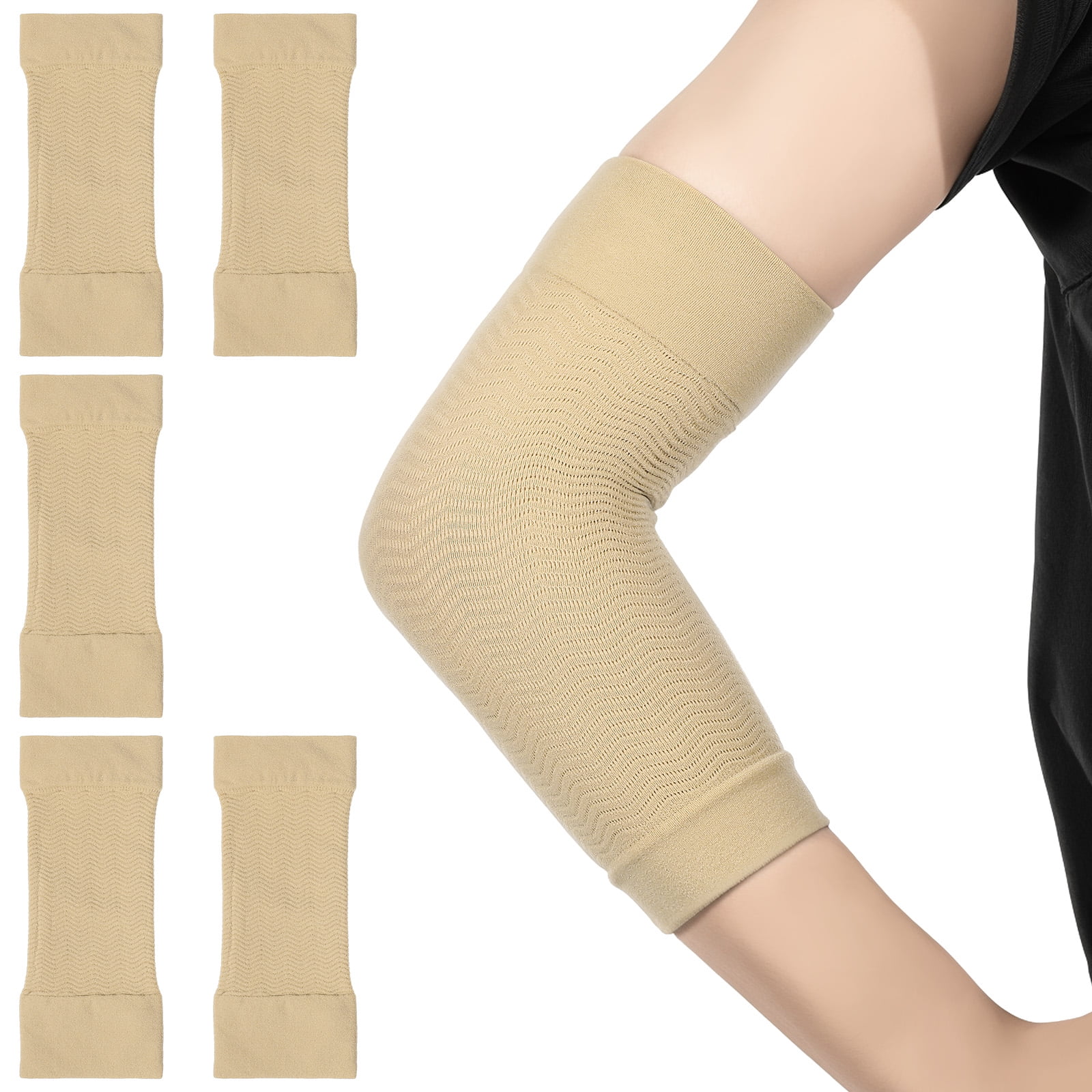yuehuaidai 3 Pairs Upper Arm Sleeves Arm Covers Forearm Sleeve Elbow ...