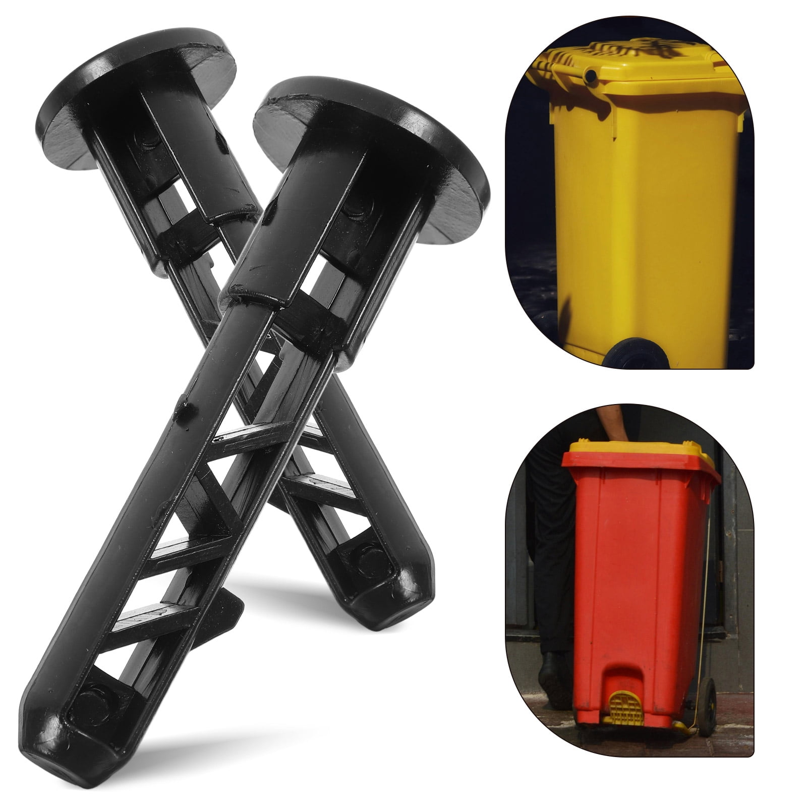 ULTNICE Plastic Hinge Pins 4Pcs Rectangular Trash Can Accessories ...