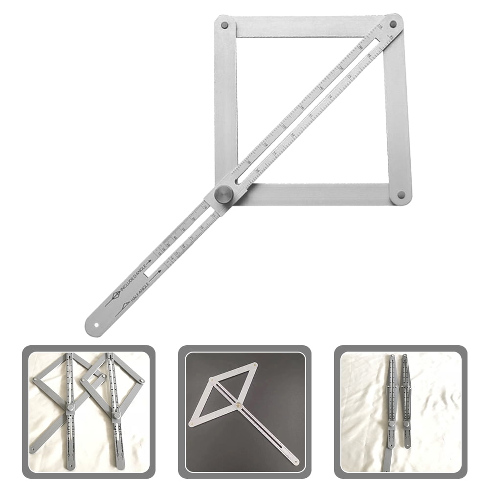 yuehuaidai Diagonal Ruler Easy-to-store Protractor Ruler Joinery ...