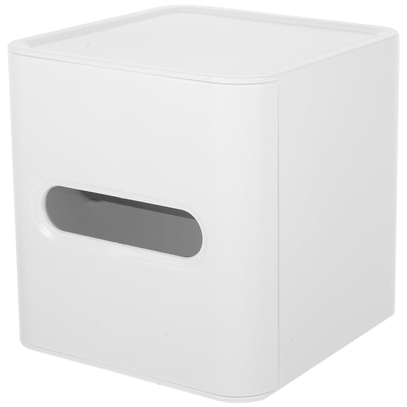 ULTNICE Square Tissue Box Holder White 1Pack 5.5x5.5x5.5in - Walmart.com