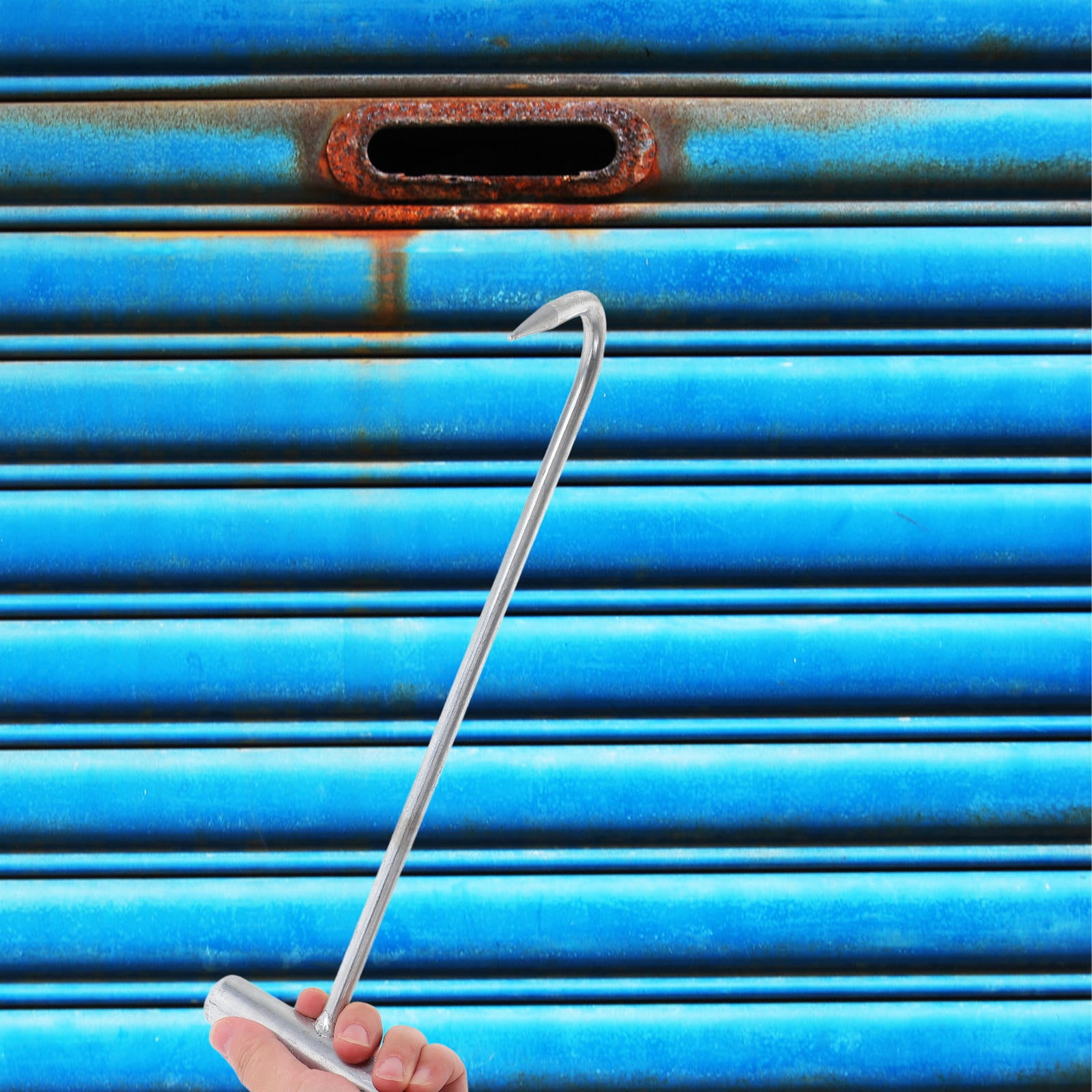 yuehuaidai Stainless Steel T Handle Manhole Cover Hook Silver for ...