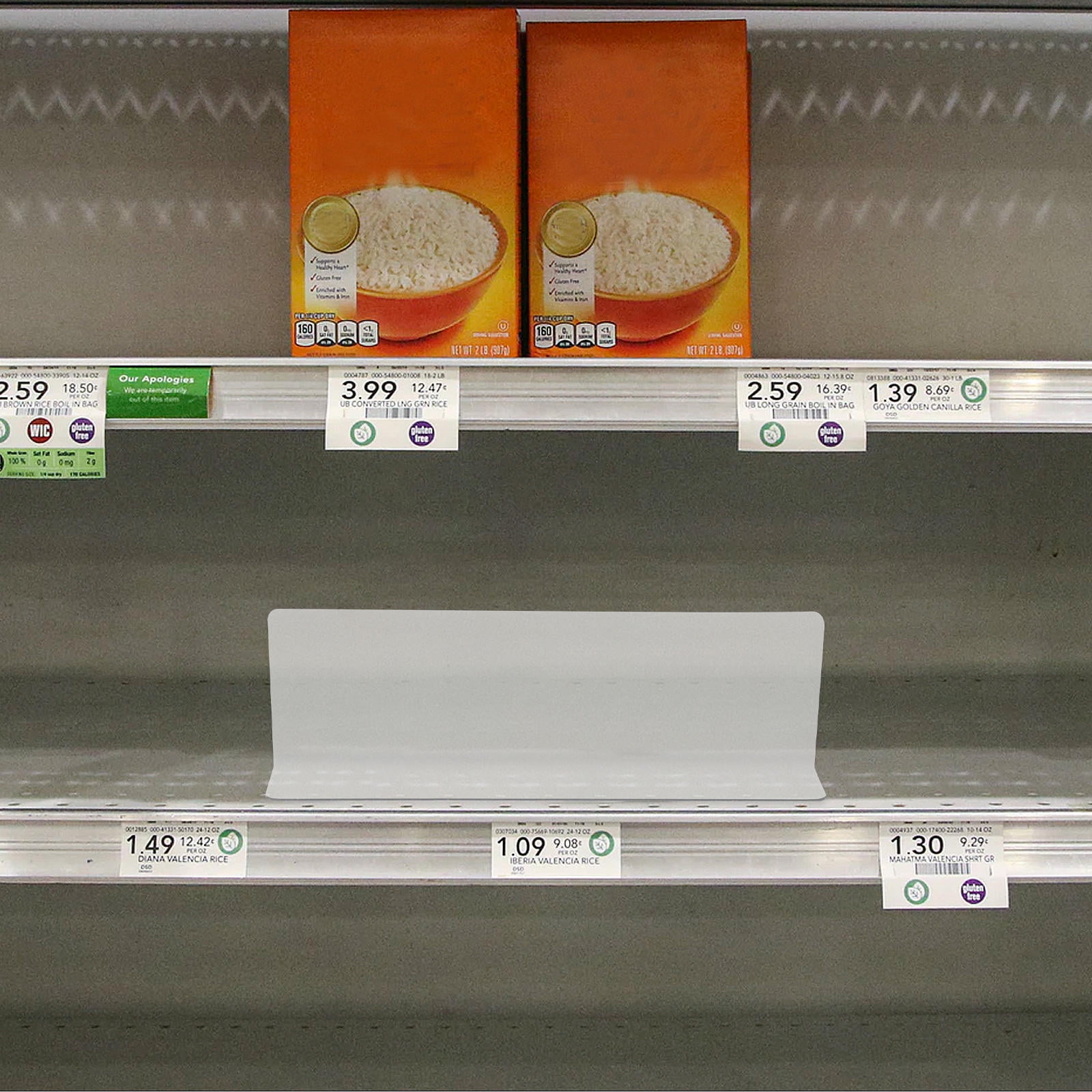 ULTNICE PVC Shelf Dividers for Convenience Stores 10Set 7.9X2.4in ...