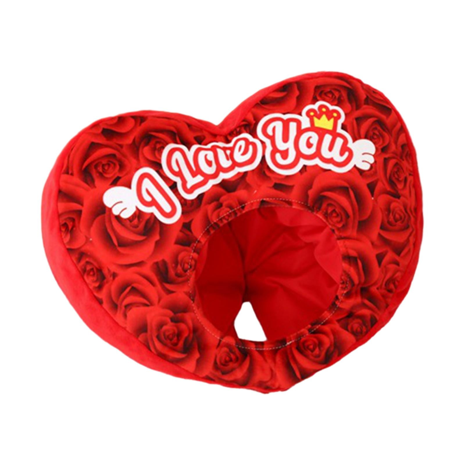 yuksok Heart Hat Valentines Day Decor Party Head Cover Women Girls ...