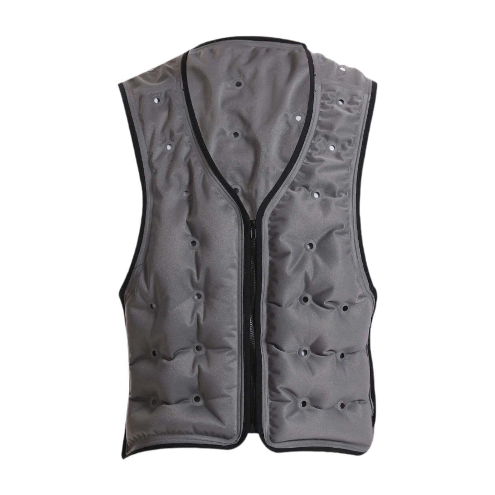 yuksok Ice Pack Vest Hot Work Summer Cooling Vest for Gardening Fishing ...