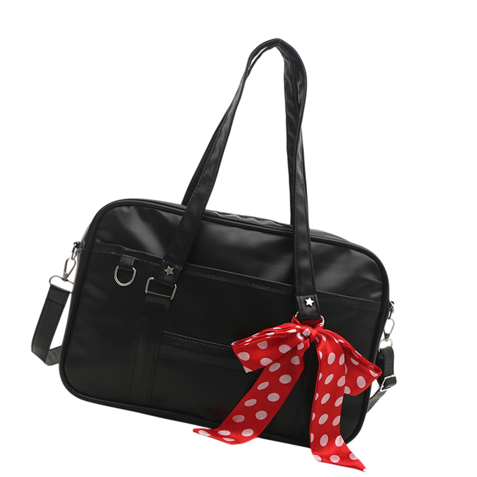 yuksok Japanese Stylish Shoulder Bag PU Leather School Backpack ...