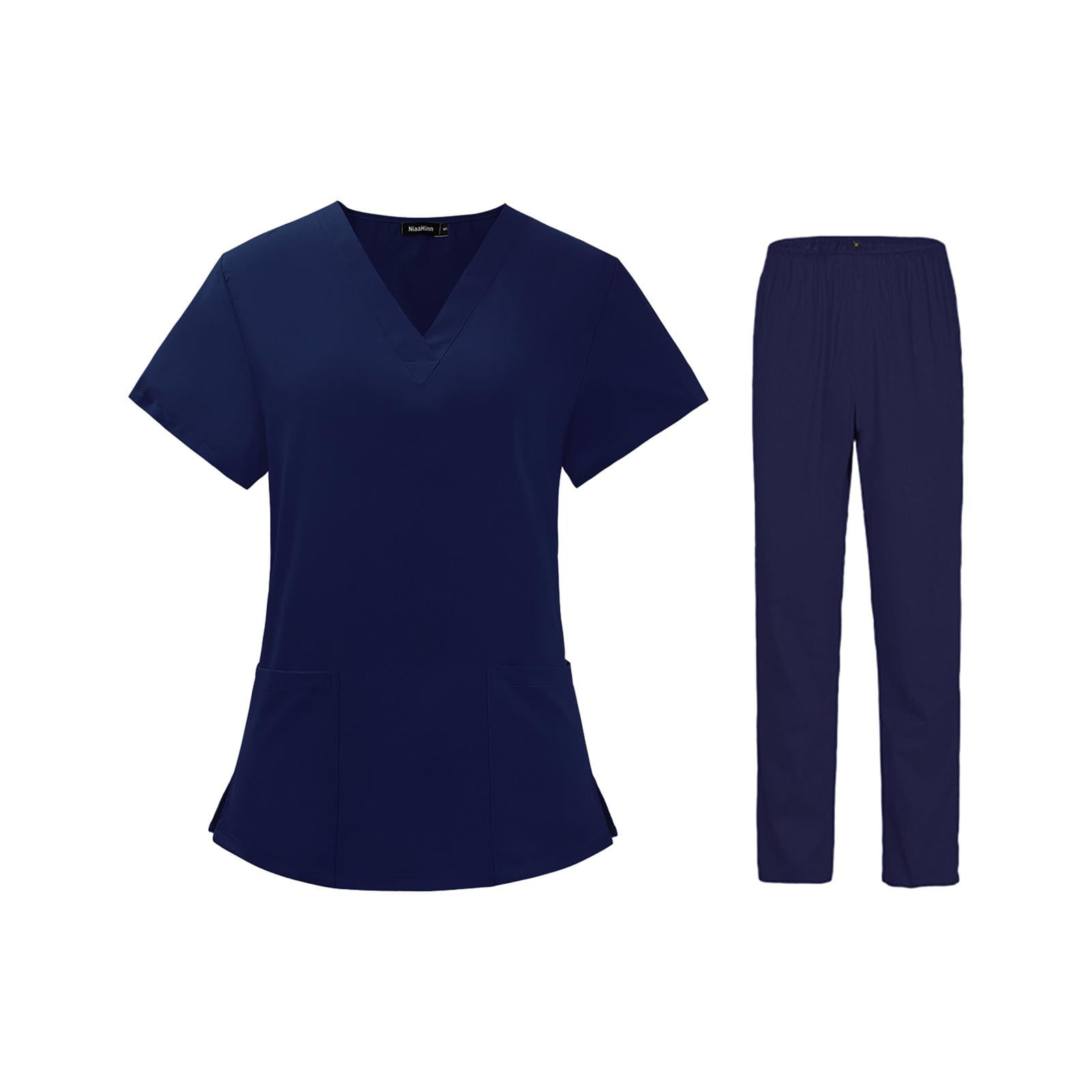 yuksok Scrubs Set Work Uniforms for Woman Nurse Costume for SPA ...