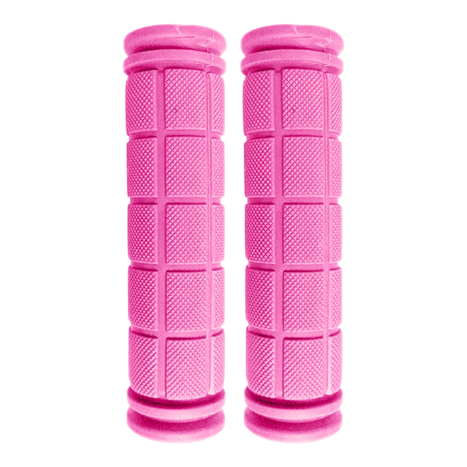 yulier 2 Pcs Bike Handlebar Grips, 1 Pair Bike Grips, Soft Anti-Slip Rubber Bicycle Handle Bar ...
