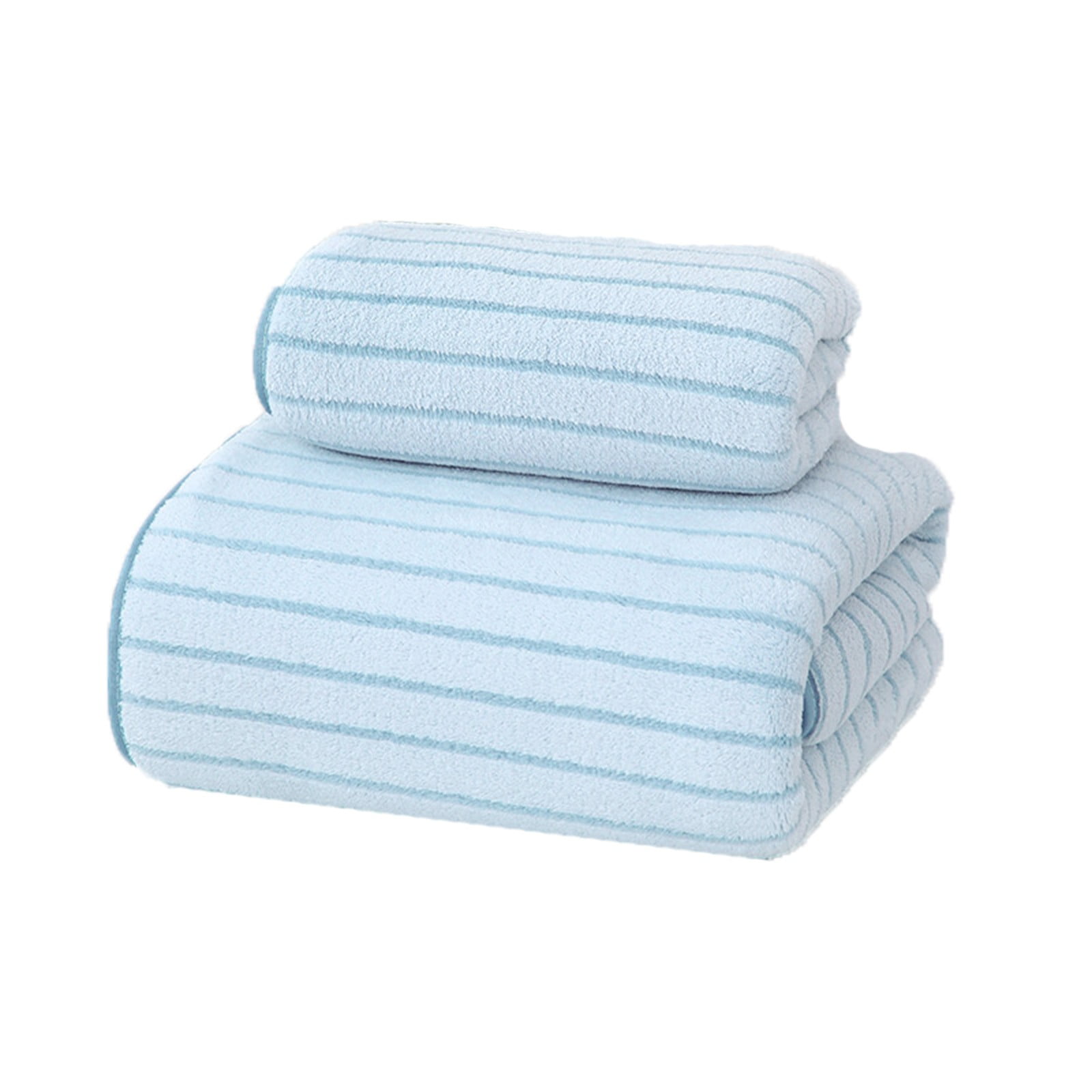 yulier 2 Piece Striped Towel Set , Bath Towel 28x55 inch, Hand Towel ...