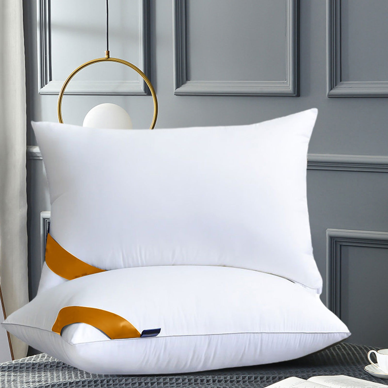 yulier Bed Pillows for Sleeping, Set of 2, Standard Size, Pillow for ...