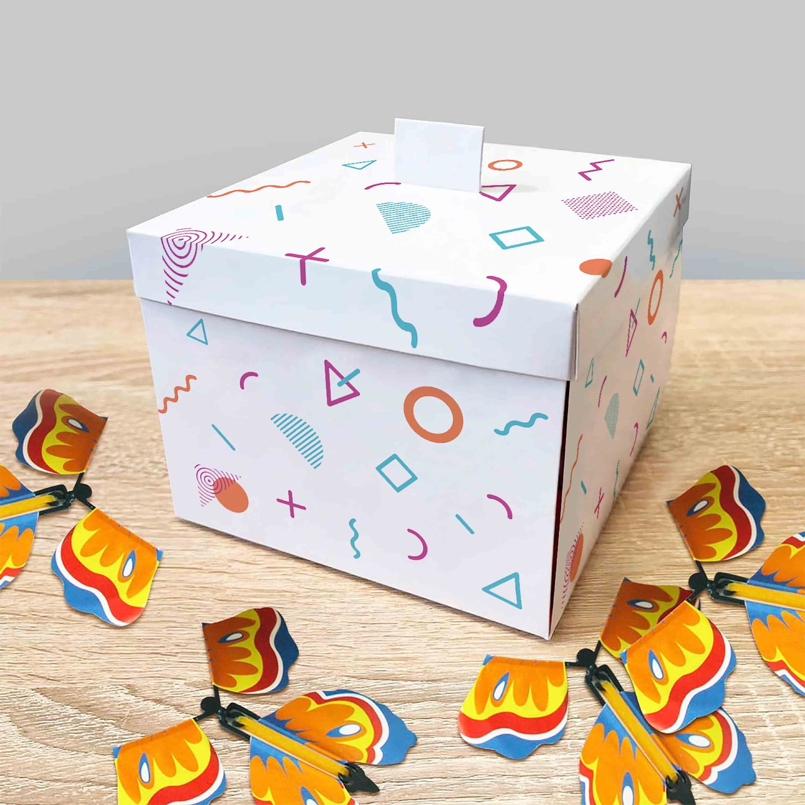 yulier Butterfly Explosion Gift Box, Flying Butterfly Surprise Box ...