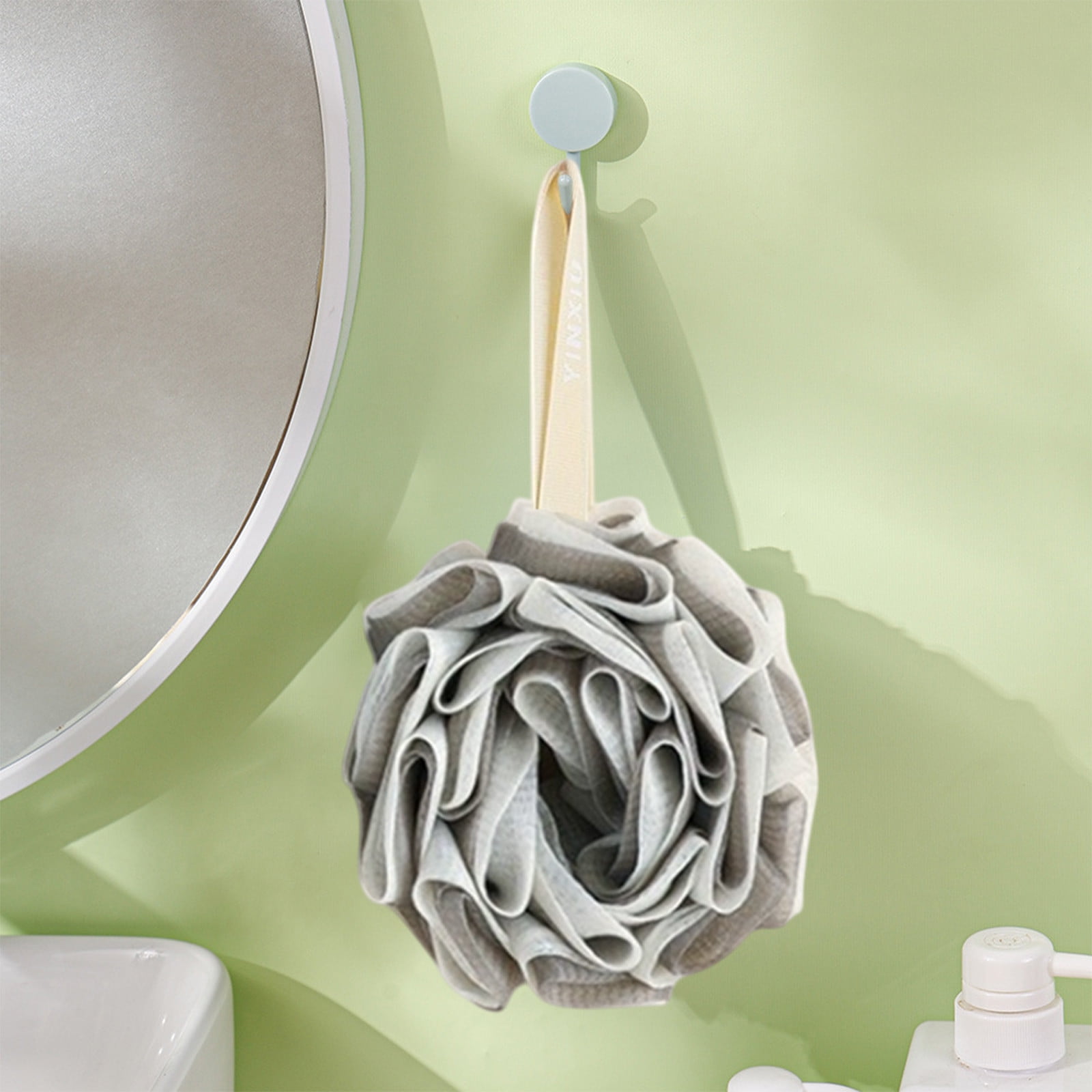 yulier Clearance Bath Sponge Rose Flower Shaped Loofah Sponge Shower ...