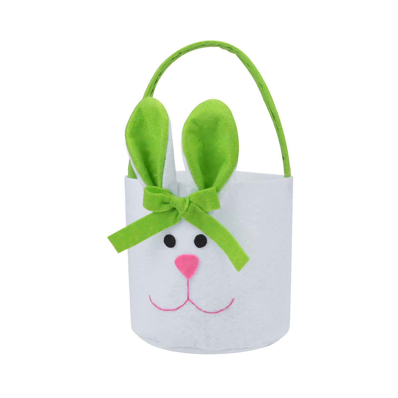 yulier Easter Bunny Basket, Easter Party Candy Bag for Kids Boys Girls ...