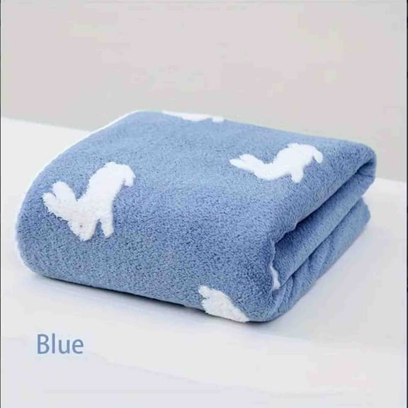 Bunny Shaped Towel Set, Flannel Bunny Towel with Gift Bag, Cute Folded ...