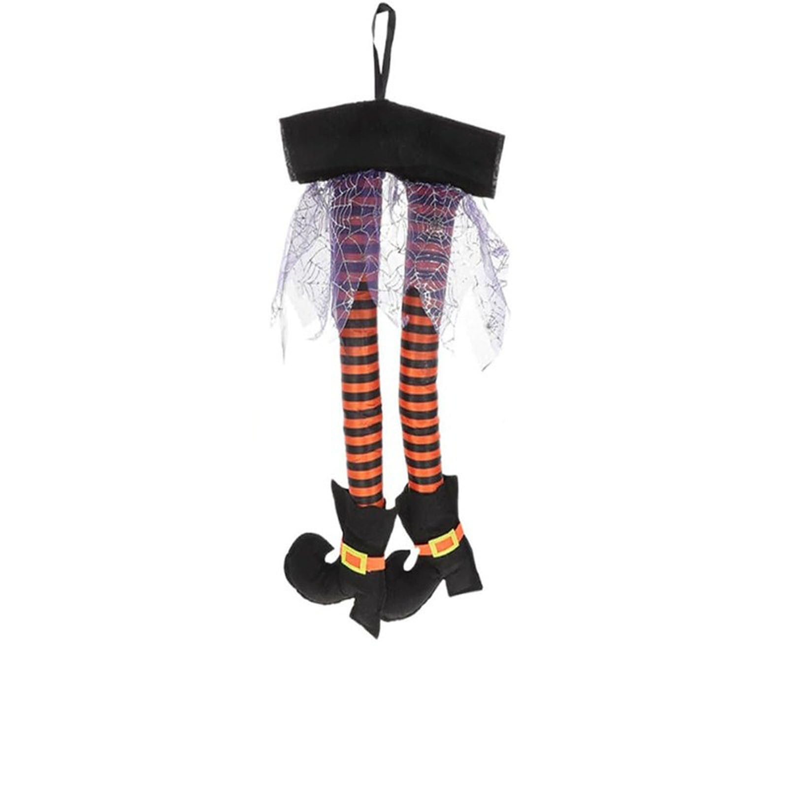 yulier Halloween Witch Leg Decorations Plush Stuffed Witch Legs with ...