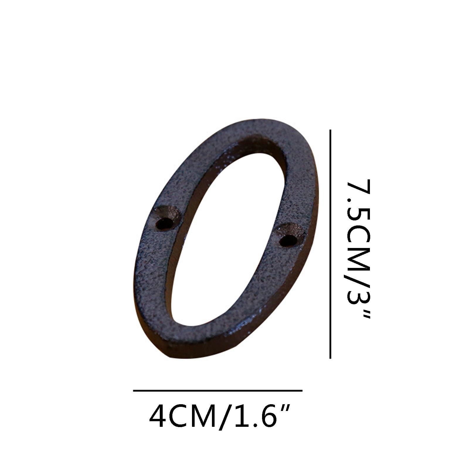 yulier House Numbers Alloy Wrought Iron Modern Address House Number for ...