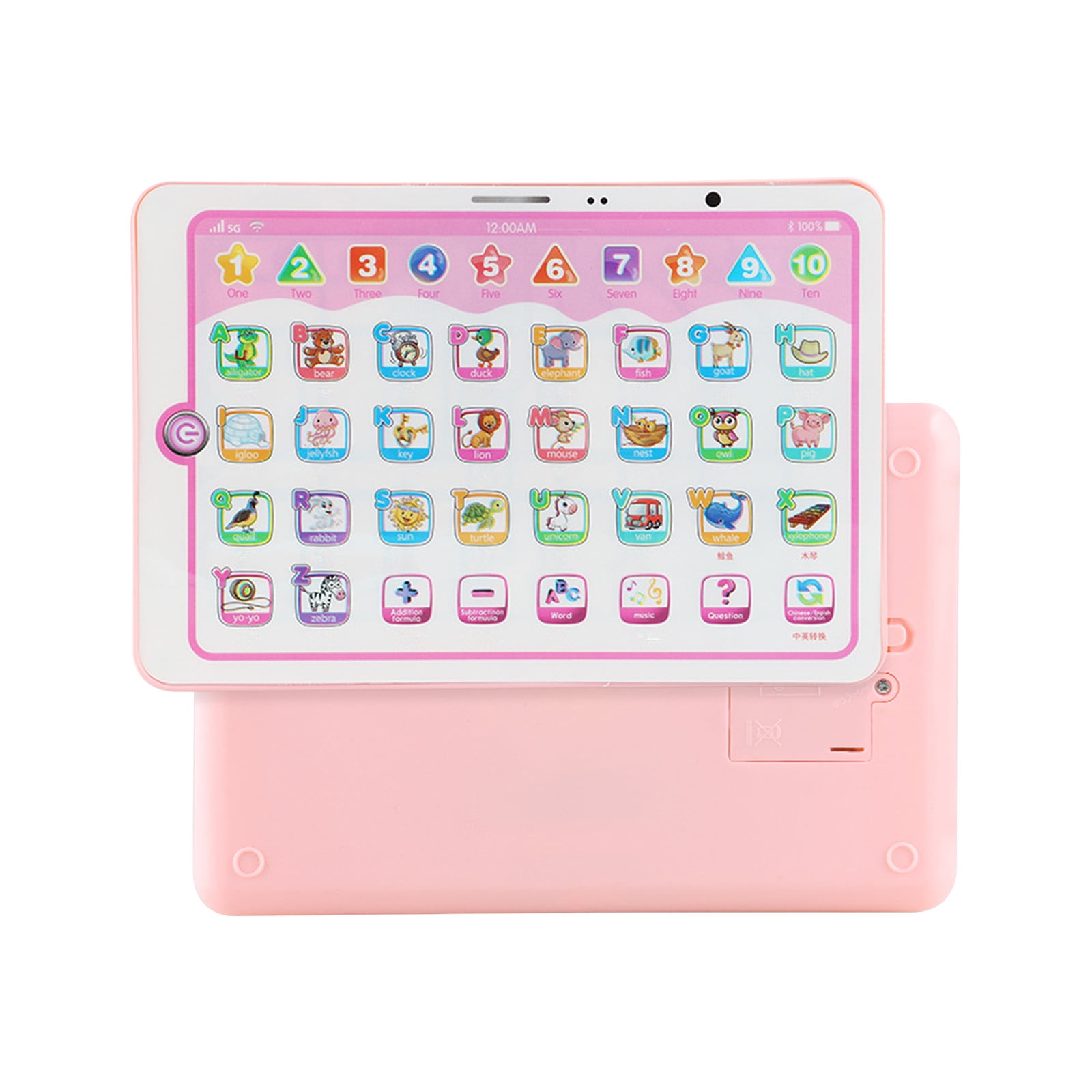 yulier Kids Learning Tablet, Toddlers Learning Pad with Numbers/Animals ...