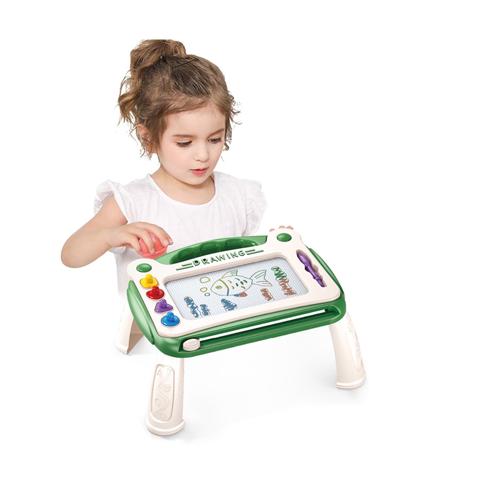 yulier Magnetic Drawing Board, Toddlers Toys Doodle Board with Sturdy ...