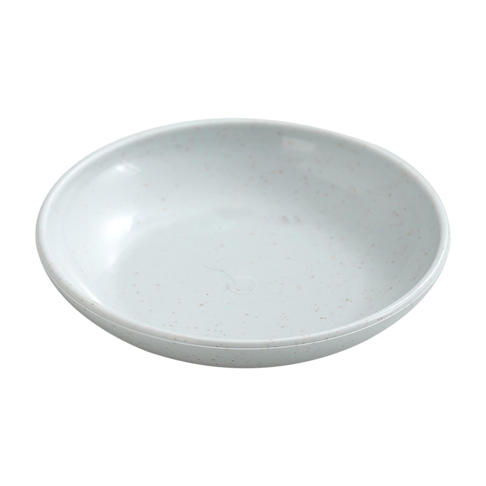 yulier Plastic Small Plates Seasoning Dishes, Wheat Straw Soy Sauce ...