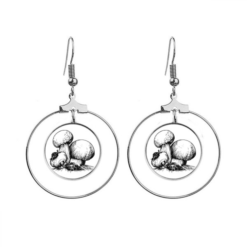 yummy creature swamm illustration earrings dangle hoop jewelry drop ...