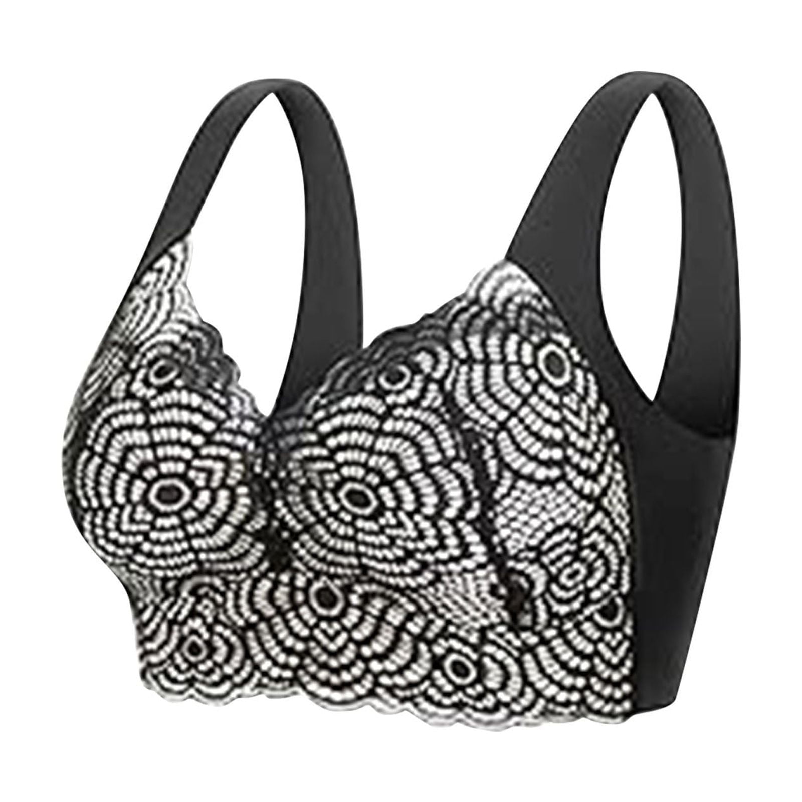 yunLCZ Push Up Everyday Bras Seamless Large Size Women's Underwear Lace ...