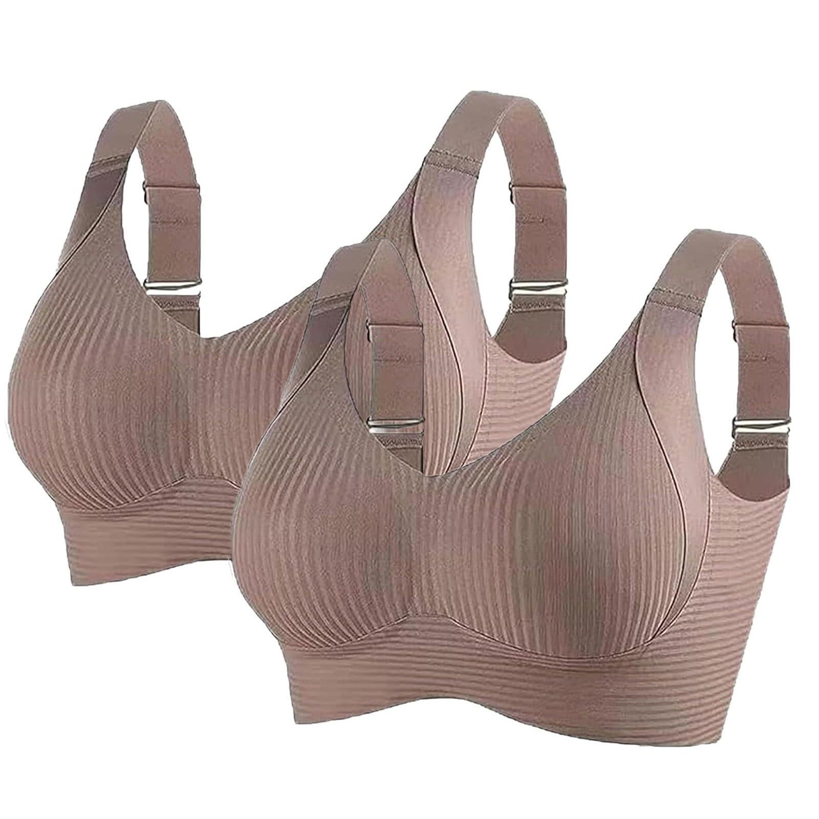 yunLCZ Push Up Everyday Bras Sports Bras For Women Comfortable Ribbed ...