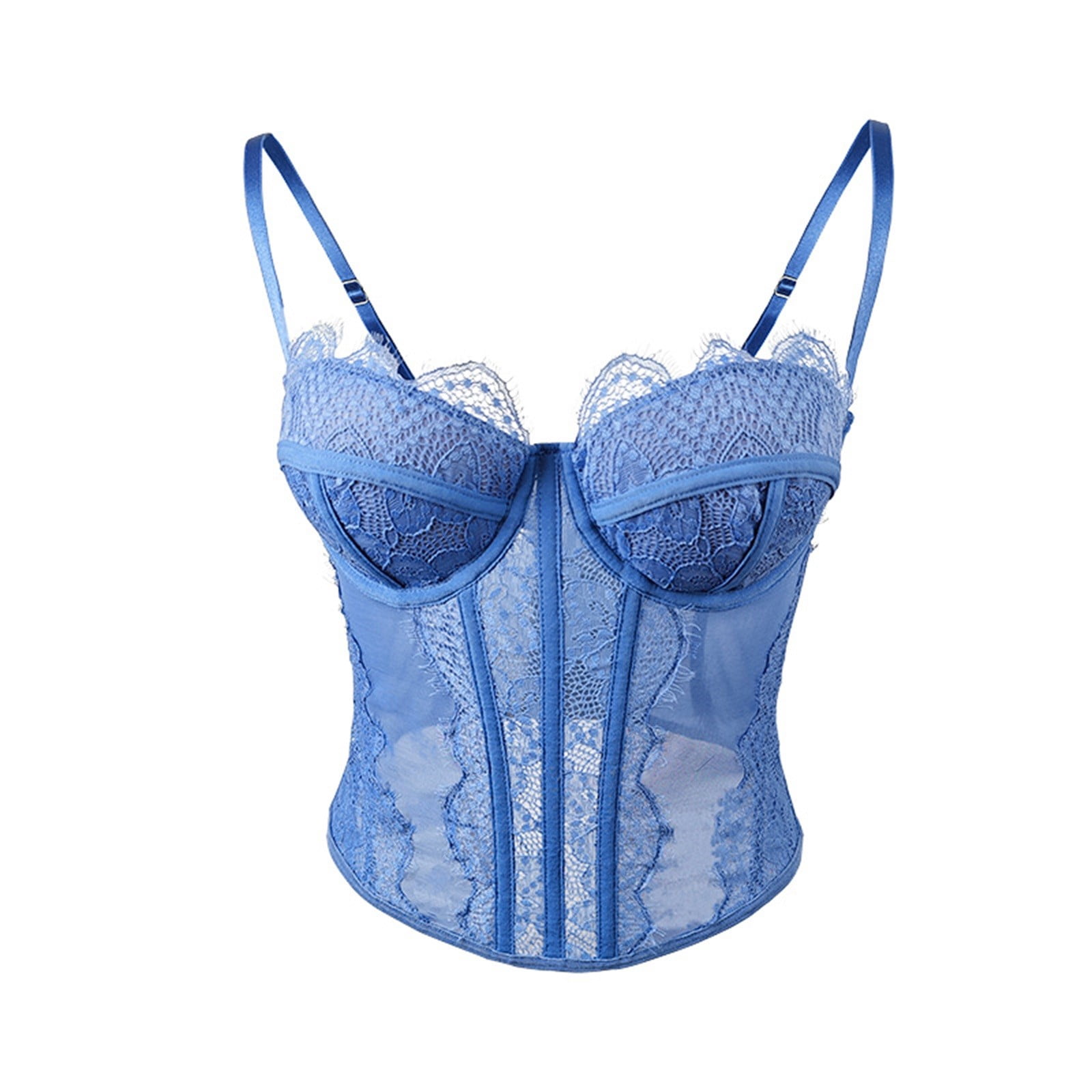 yunLCZ Shapewear for women Lace Corset Tops For Women Lace Bustier ...