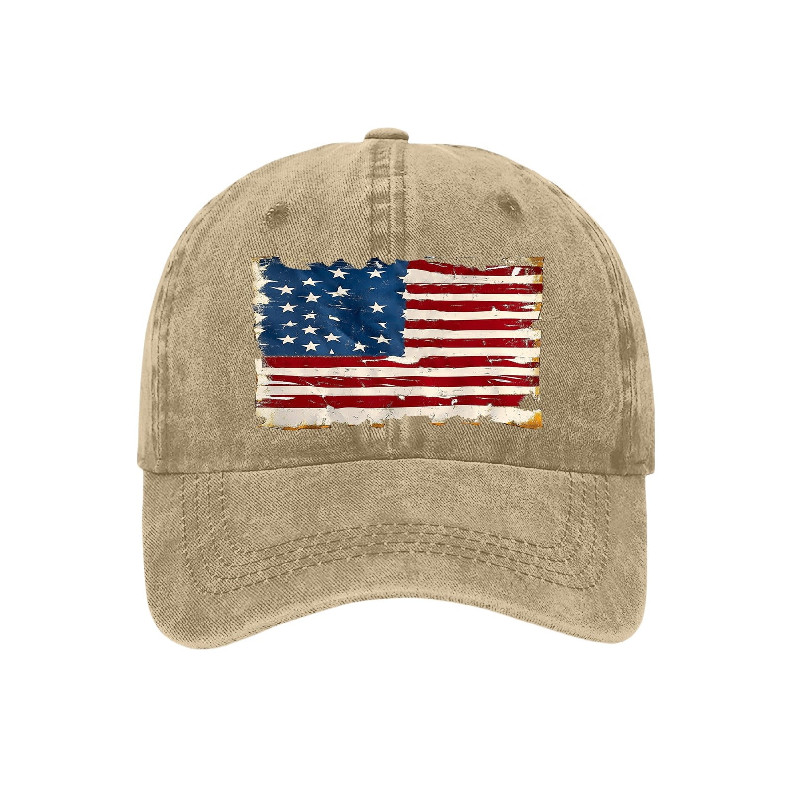 yunLCZ USA Flag Baseball Cap For Men Women Vintage Striped Bhutanese ...