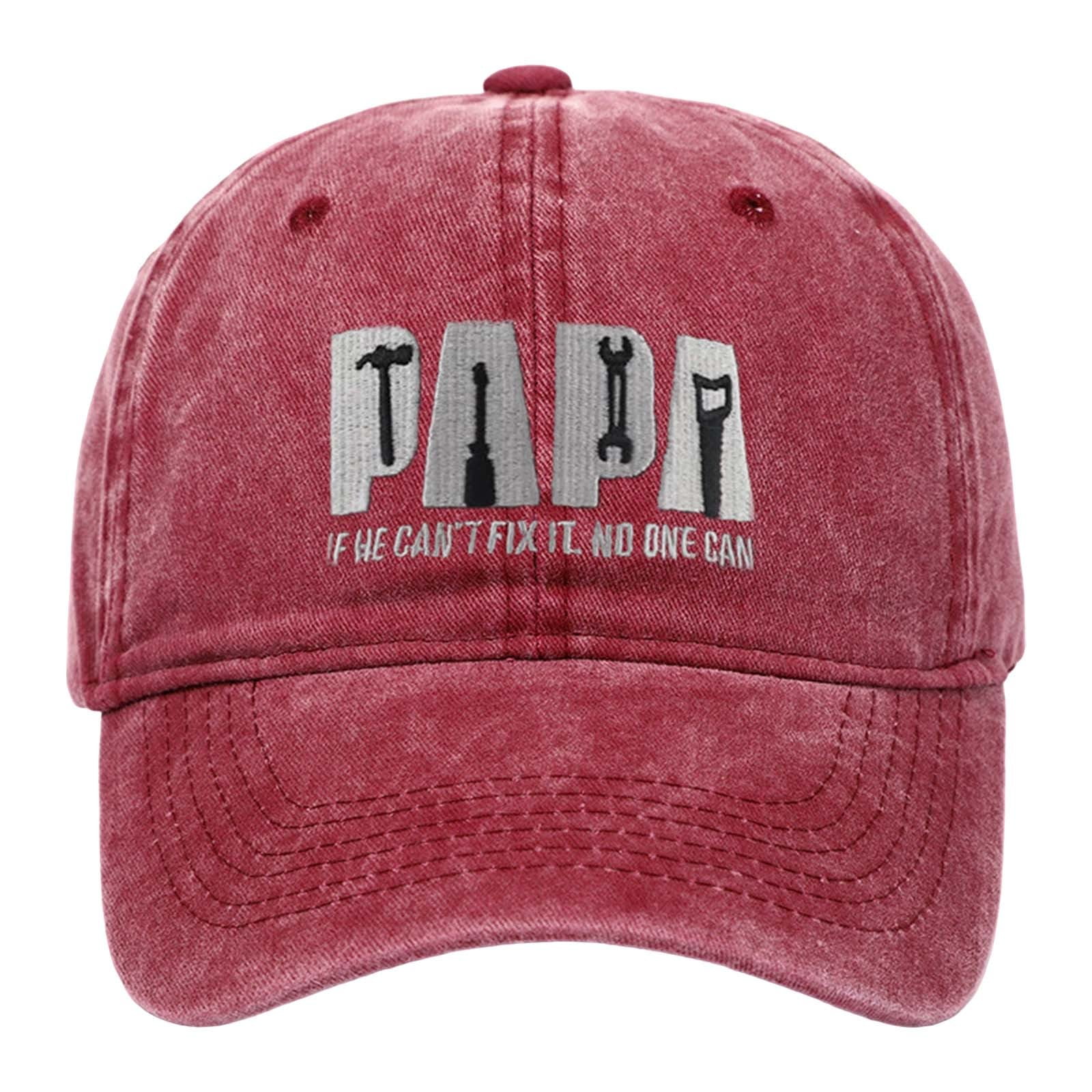 yunLCZ Unisex Vintage Father's Day Men's Hats Beautifully Washed ...