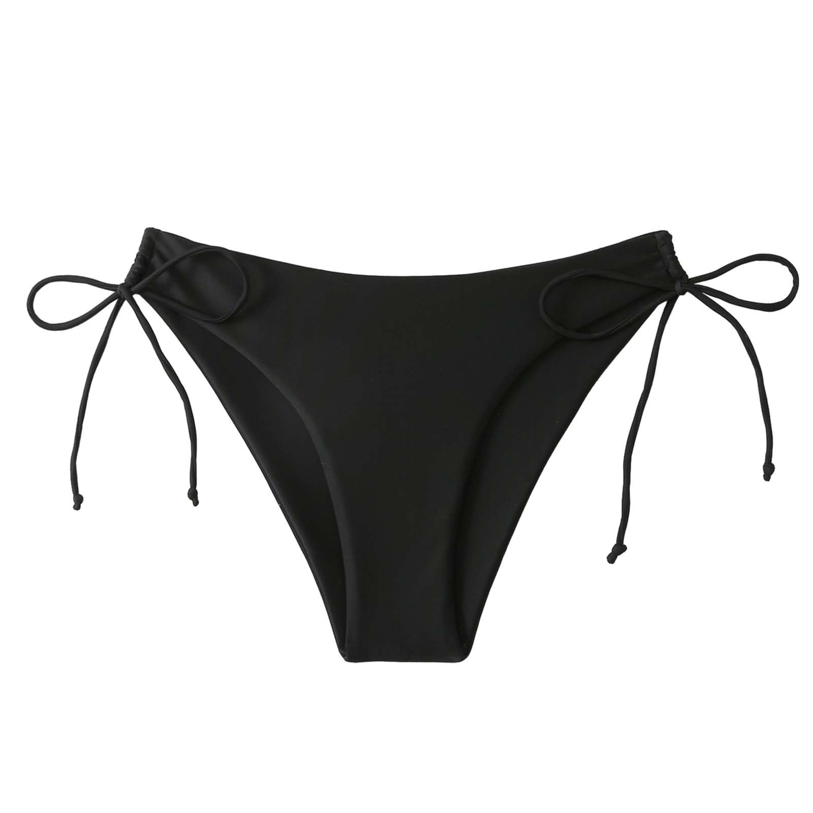 yunLCZ Women Bikini Bottoms Women String Tie Side Bikini Bottoms ...