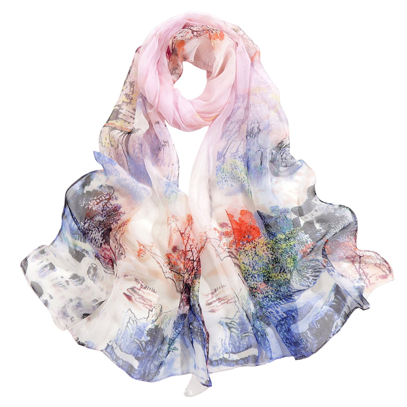 yunLXY Under $5 Large Silk Scarf Large Shawls for Headscarf and Neck ...