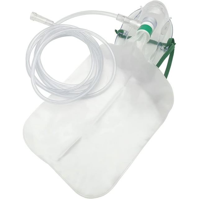 yuwell 2pk Adult Non-Rebreather Oxygen Mask - Walmart.com